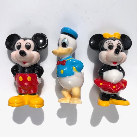 Disney | Accents | Vintage Disney Ceramic Figurines Mickey Mouse Minnie ...